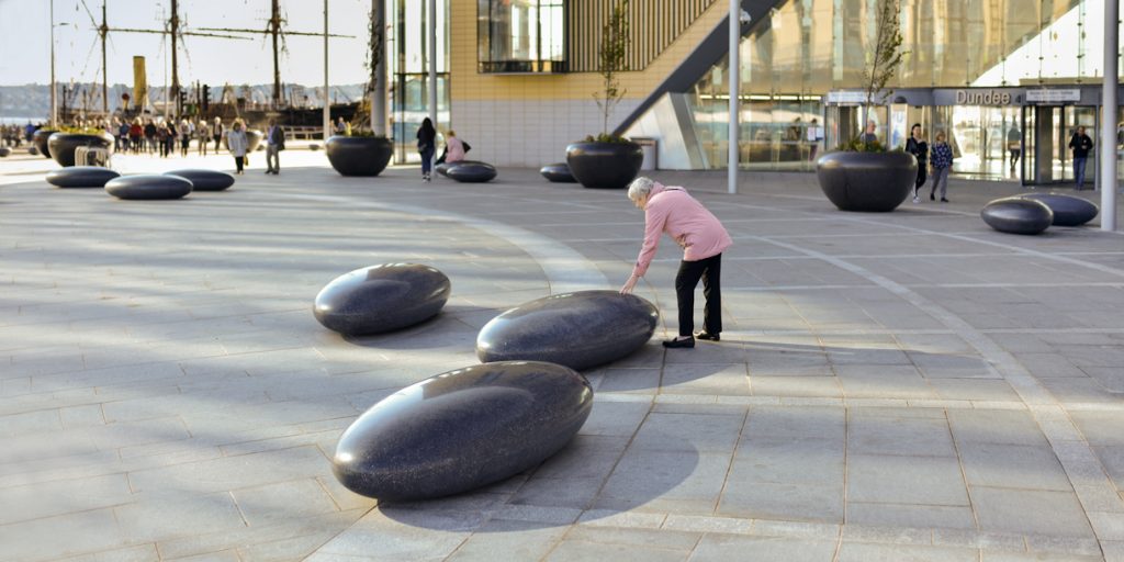 Sculpture Outdoor Seating Pebble Seats by Sculptor Ben Barrell